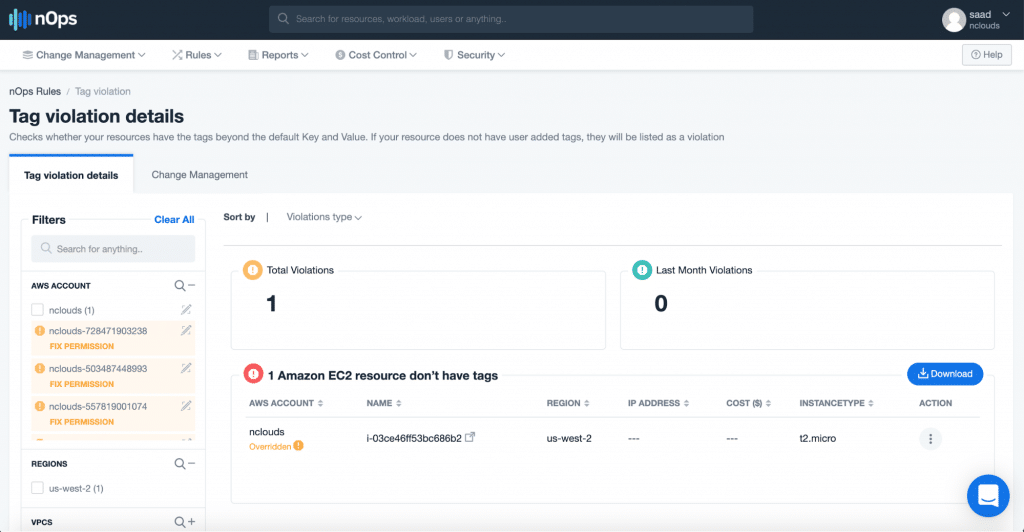 nOps | Save AWS costs by using Amazon EC2 tags