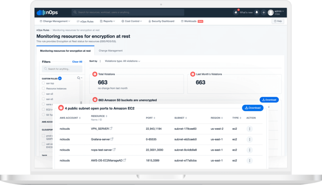 AWS Security Compliance Tool | DevOps | nOps