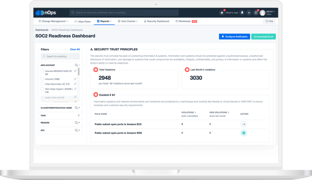 AWS Security Compliance Tool | DevOps | nOps