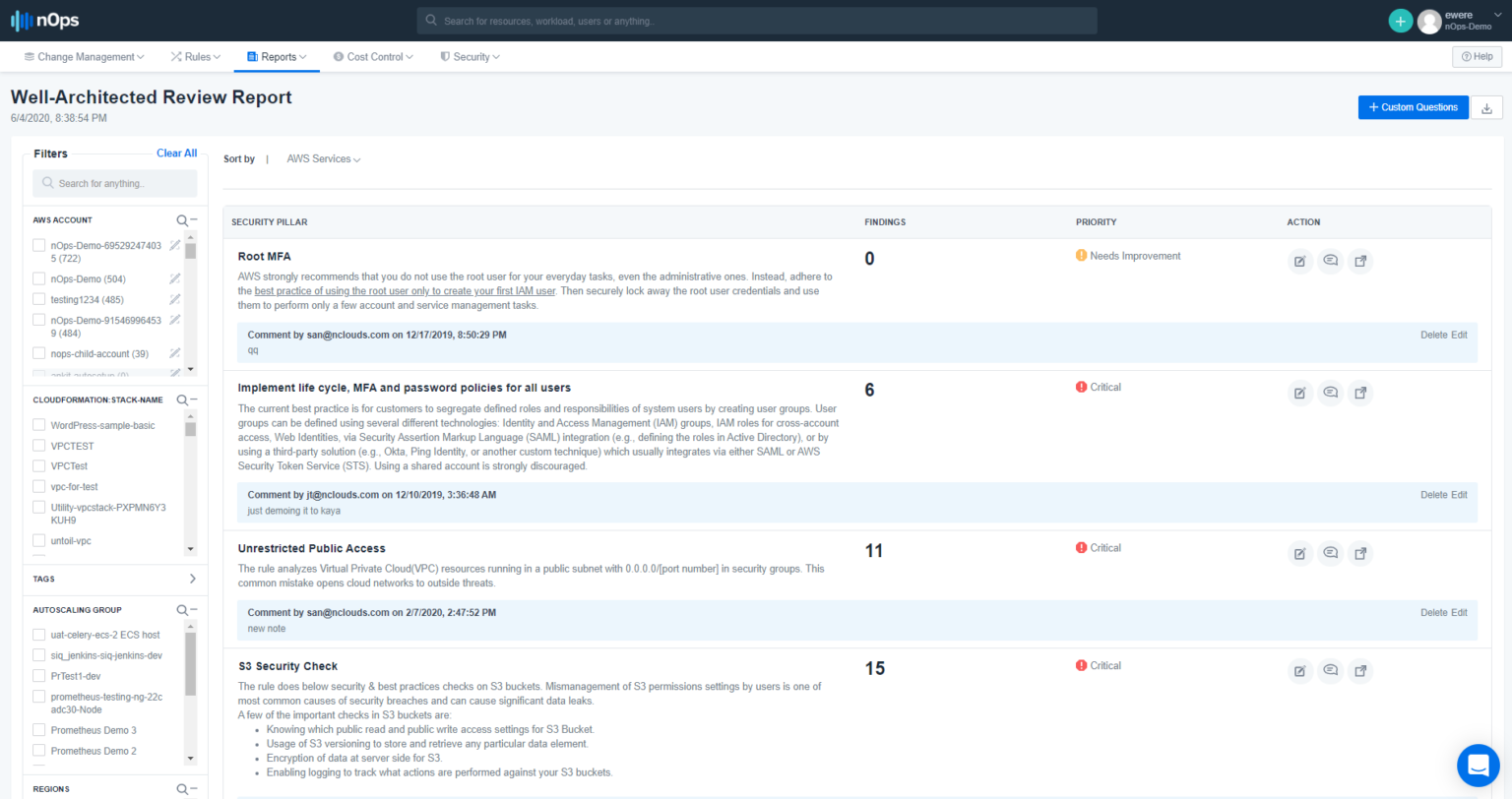 AWS Well-Architected Framework Review: Benefits and how nOps can help ...