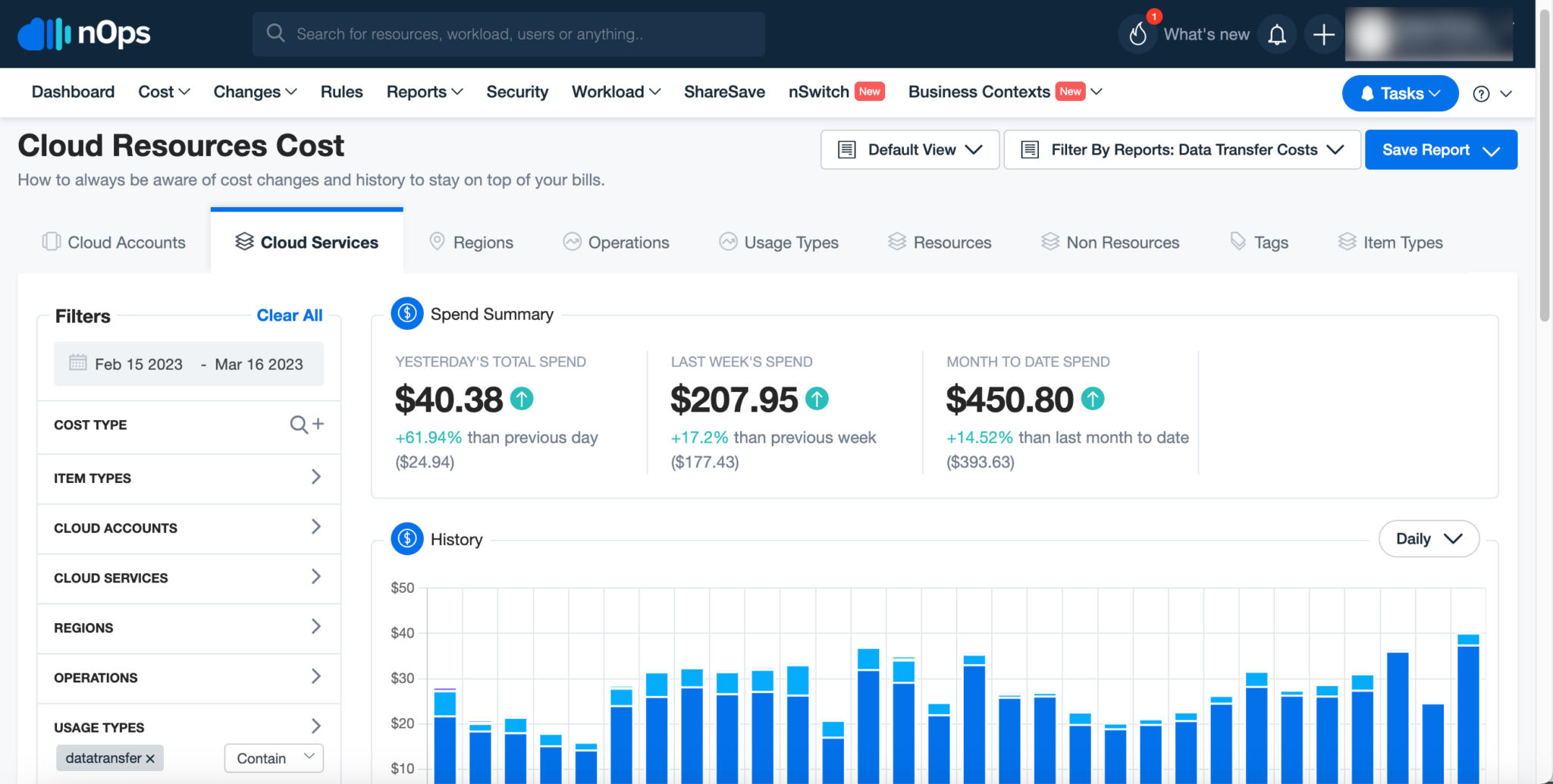 Understanding Your Cloud Spending With nOps Business Contexts | nOps